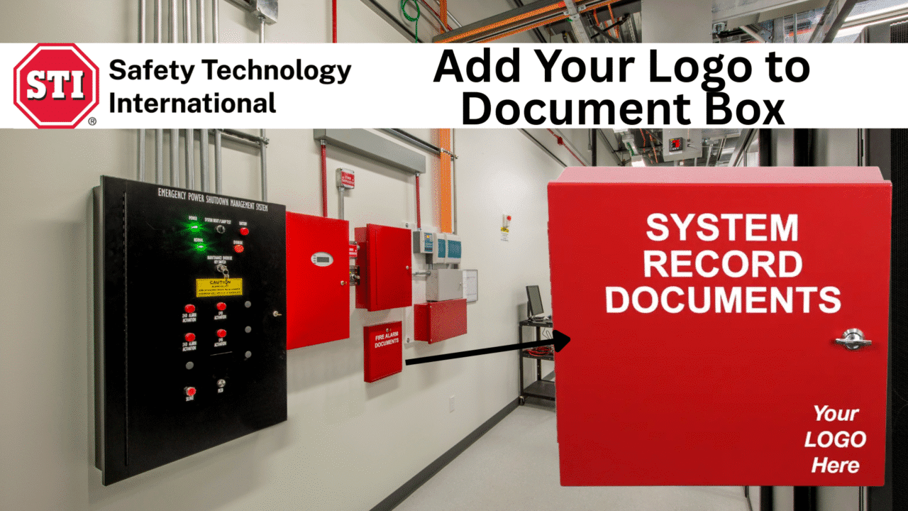 STI Doc Box – Secure Fire Alarm Document Cabinet with Custom Branding ...